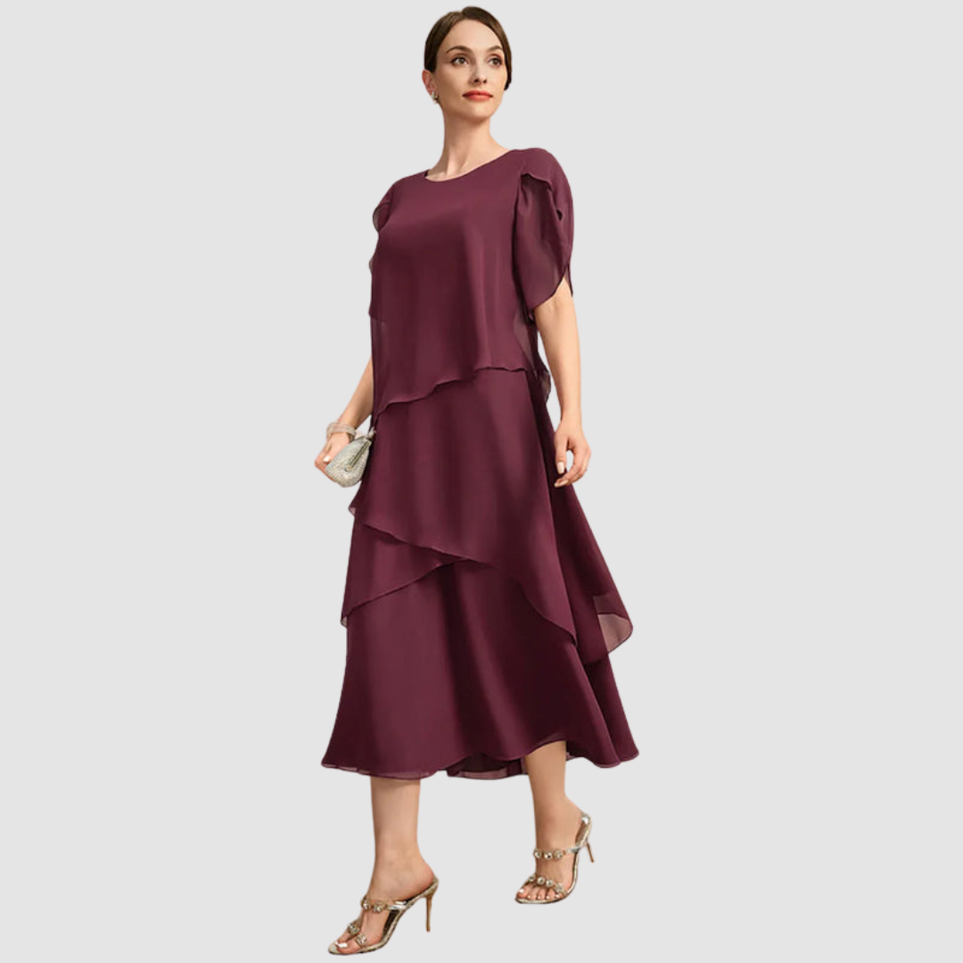 Cierra™ Elegant Chiffon Dress – Grayson & Porter