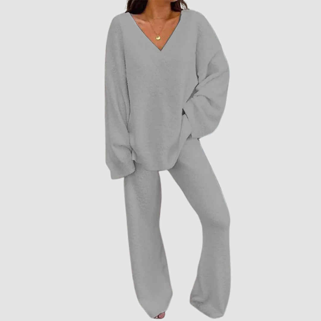 Karla™ V-Neck Long Sleeve Sweater & Pants Set – Grayson & Porter