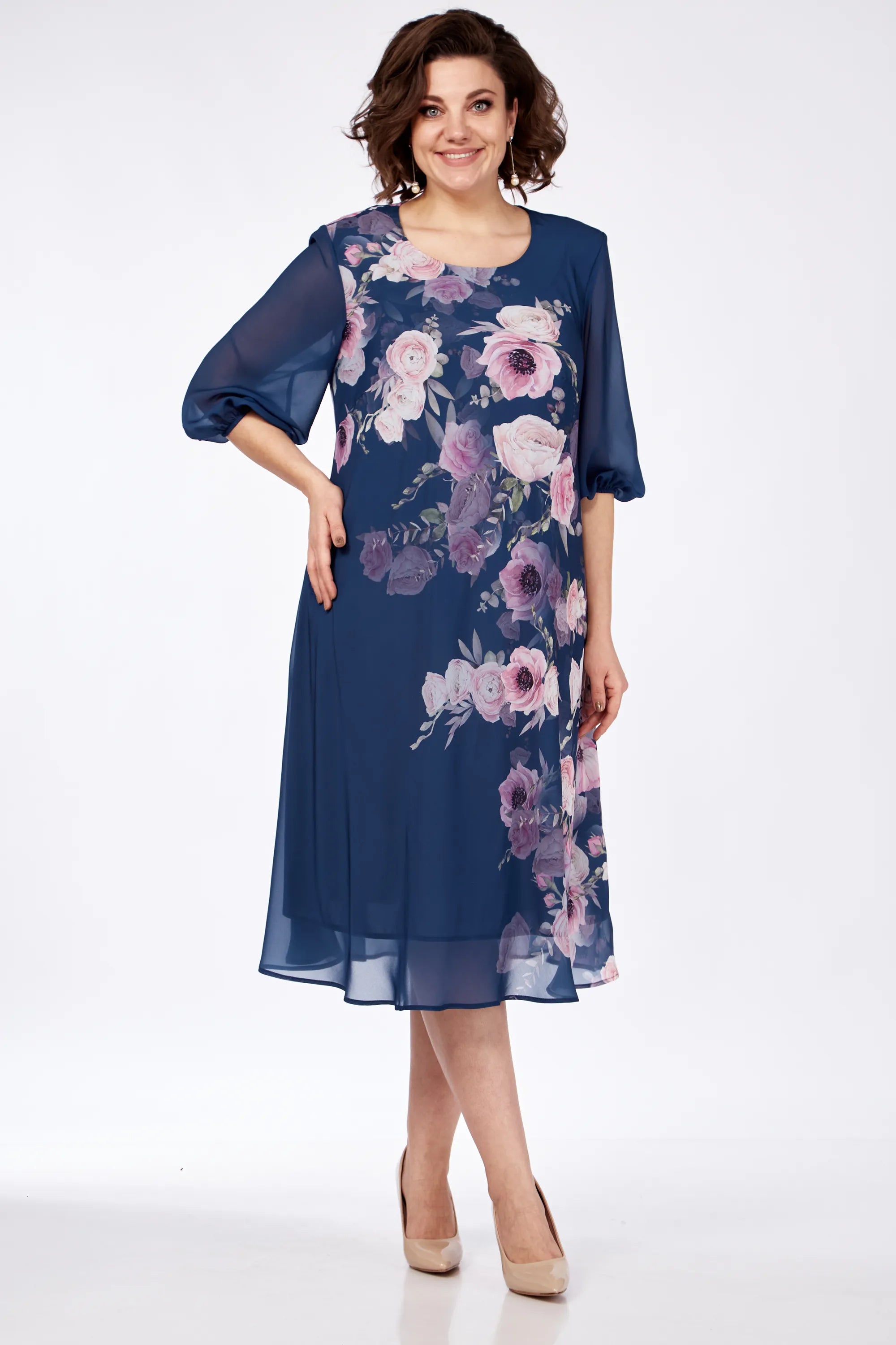 Allison™ Elegant Floral Dress – Grayson & Porter