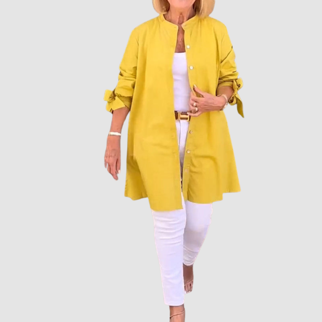 Kris™ Solid Color Casual Long-Sleeve Shirt – Grayson & Porter