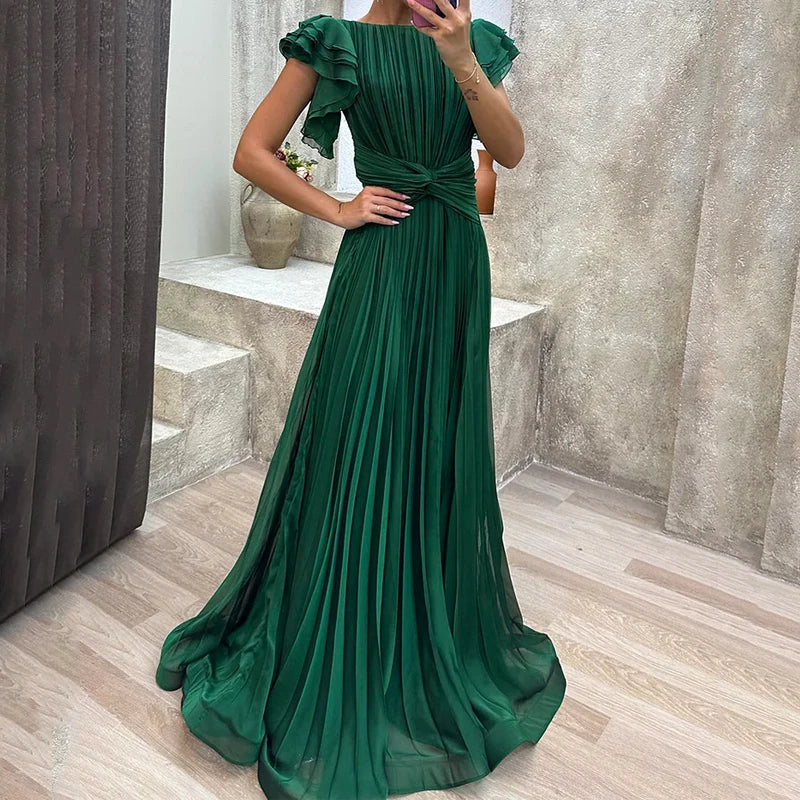 Tilly™ Pleated Evening Dress – Grayson & Porter