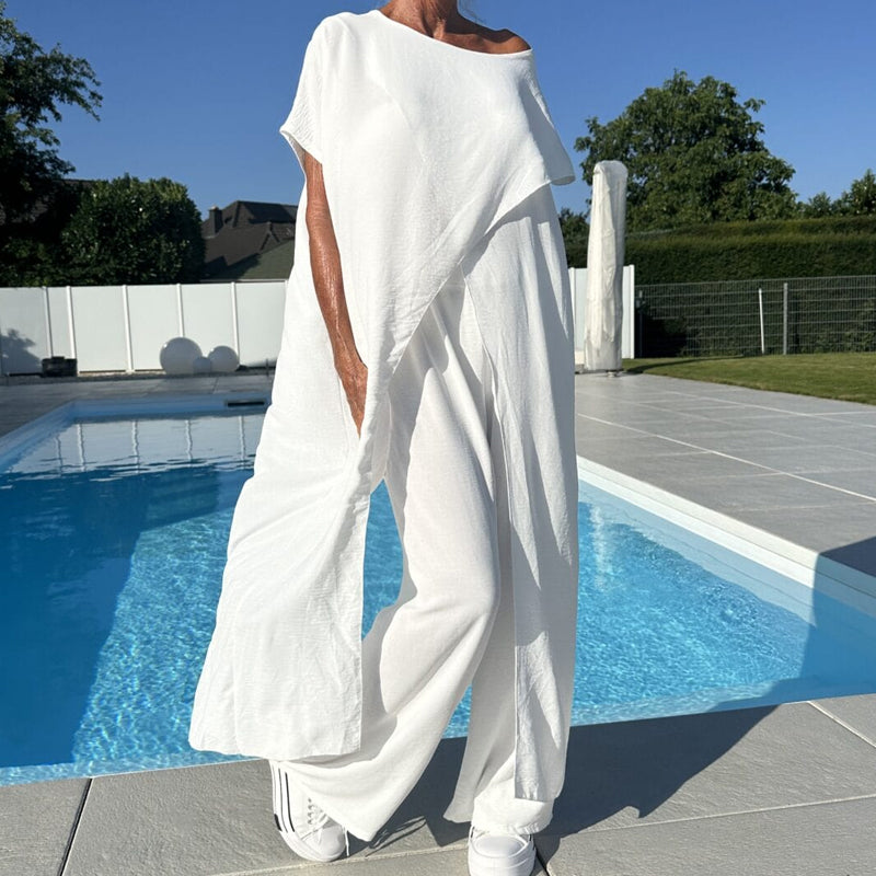 Gabbie™ Elegant Off-Shoulder Two-Piece Set – Grayson & Porter